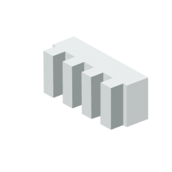 4-8-16 Veneer Corner Return 6-Rib - A-1 Block