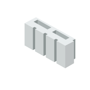 4-8-16 Veneer Corner Return 6-Rib - A-1 Block