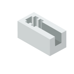 8-8-16 Corner Lintel - A-1 Block