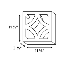 4-12-12 Diamond-In-Square (#377) – A-1 Block