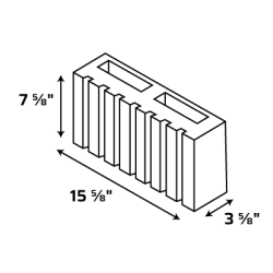 4-8-16 Veneer 8-Rib - A-1 Block