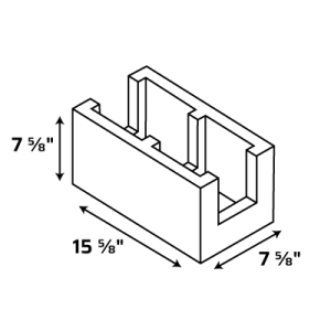 8-8-16 Lintel - A-1 Block