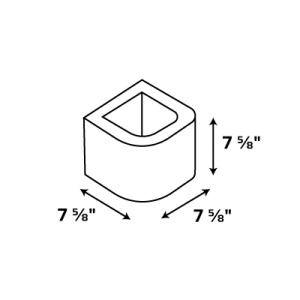 8-8-8 Double Bull Nose - A-1 Block